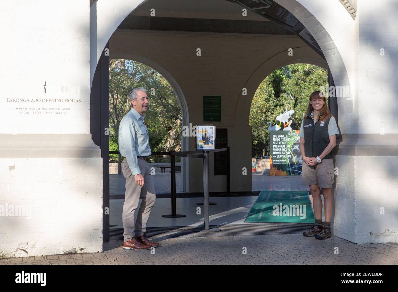 TARONGA ZOO - CAMERON KERR OFFICIAL RE OPENU=ING Stock Photo - Alamy