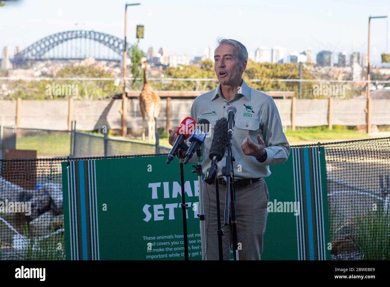 TARONGA ZOO - CAMERON KERR OFFICIAL RE OPENU=ING Stock Photo - Alamy