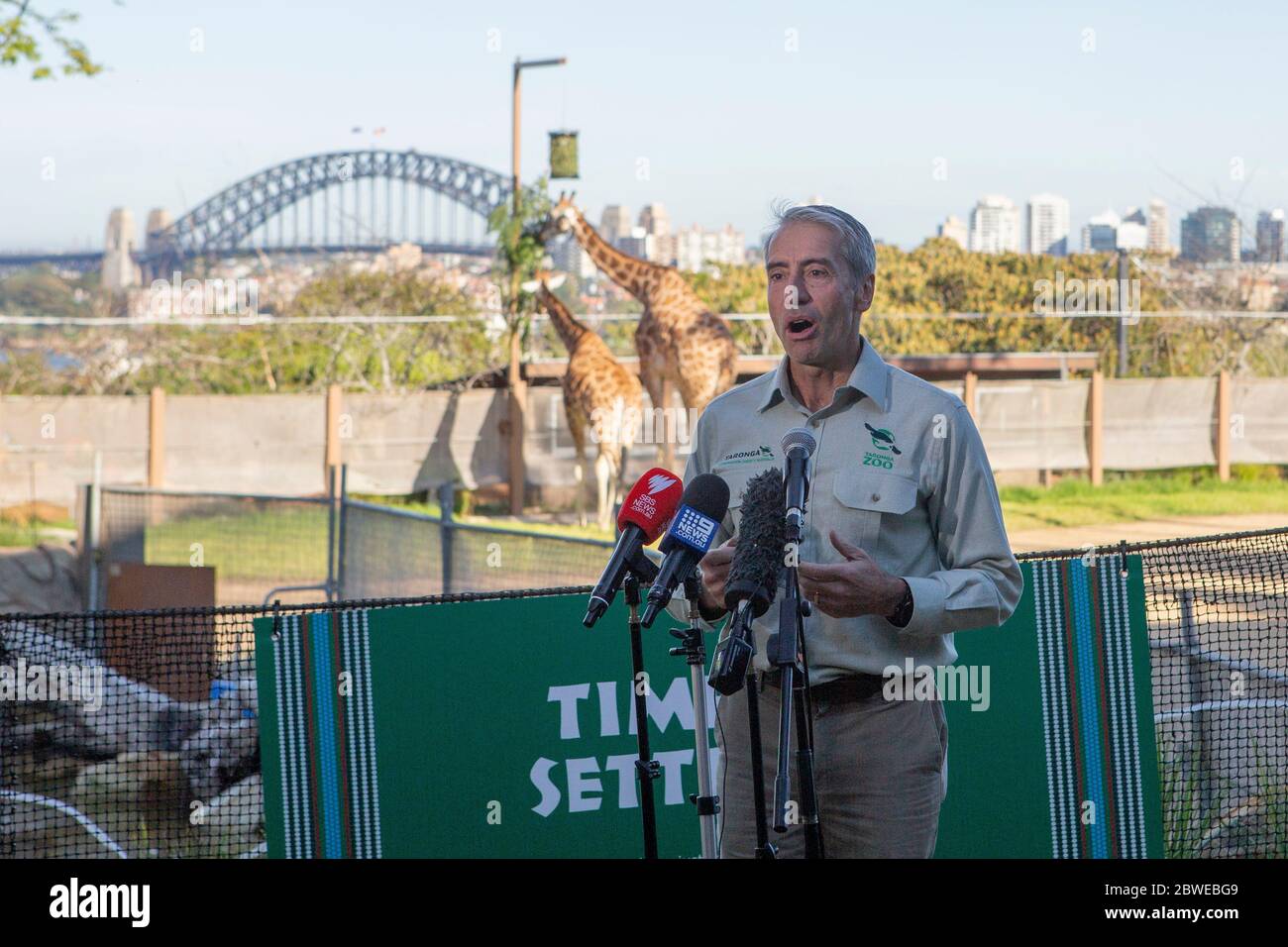 TARONGA ZOO - CAMERON KERR OFFICIAL RE OPENU=ING Stock Photo - Alamy