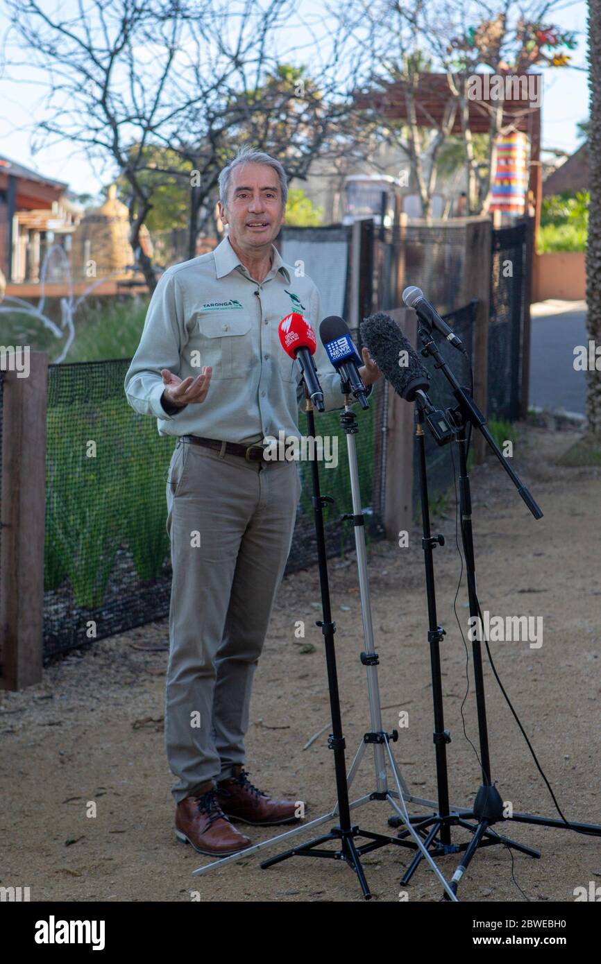 TARONGA ZOO - CAMERON KERR OFFICIAL RE OPENU=ING Stock Photo - Alamy