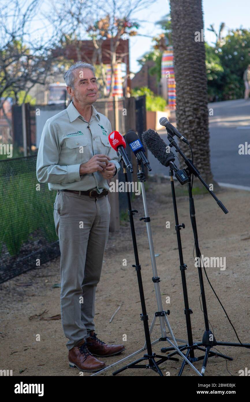 TARONGA ZOO - CAMERON KERR OFFICIAL RE OPENU=ING Stock Photo - Alamy