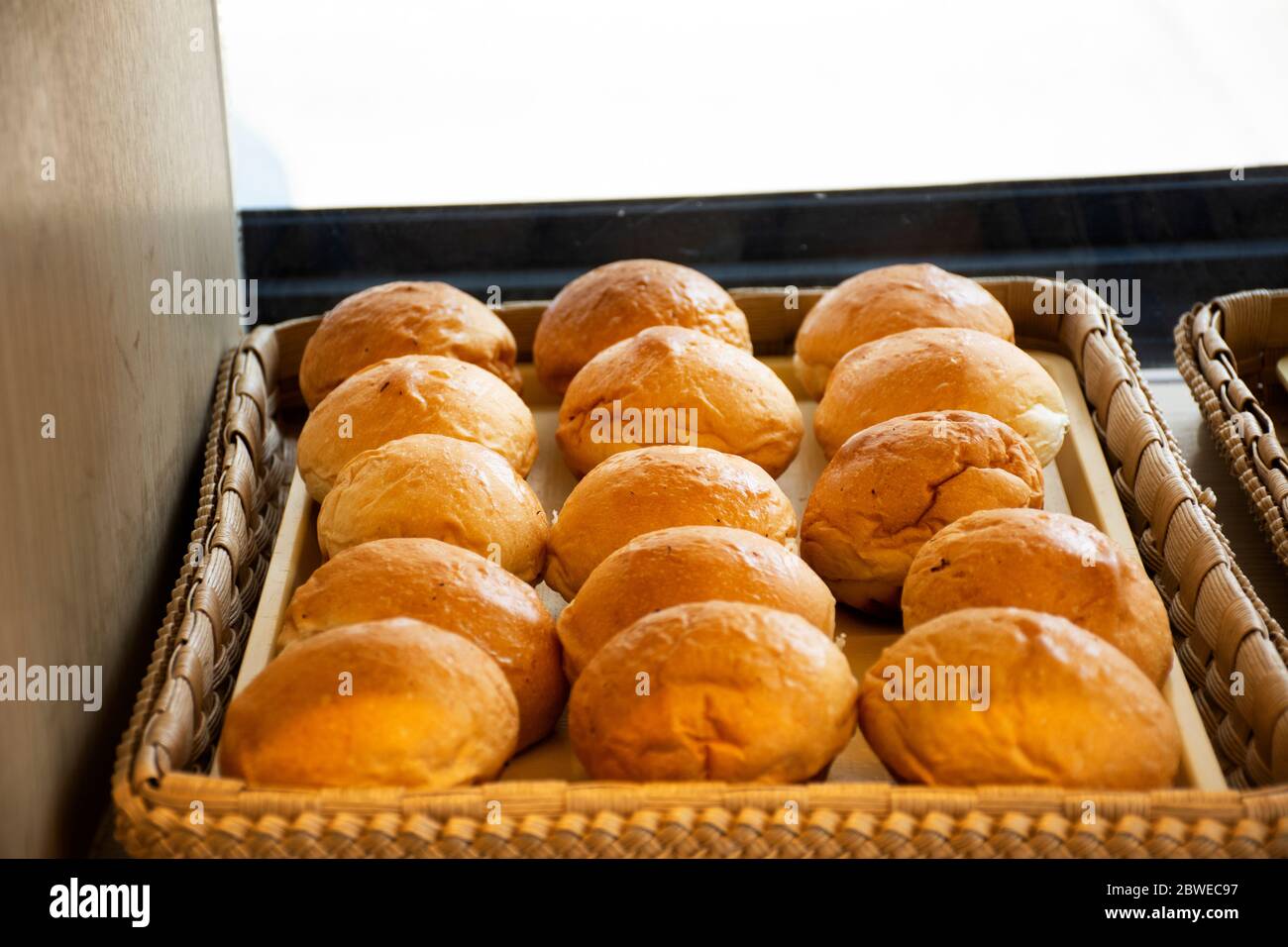 Fresh bread and cake and bakery shop for sale thai people customer in ...