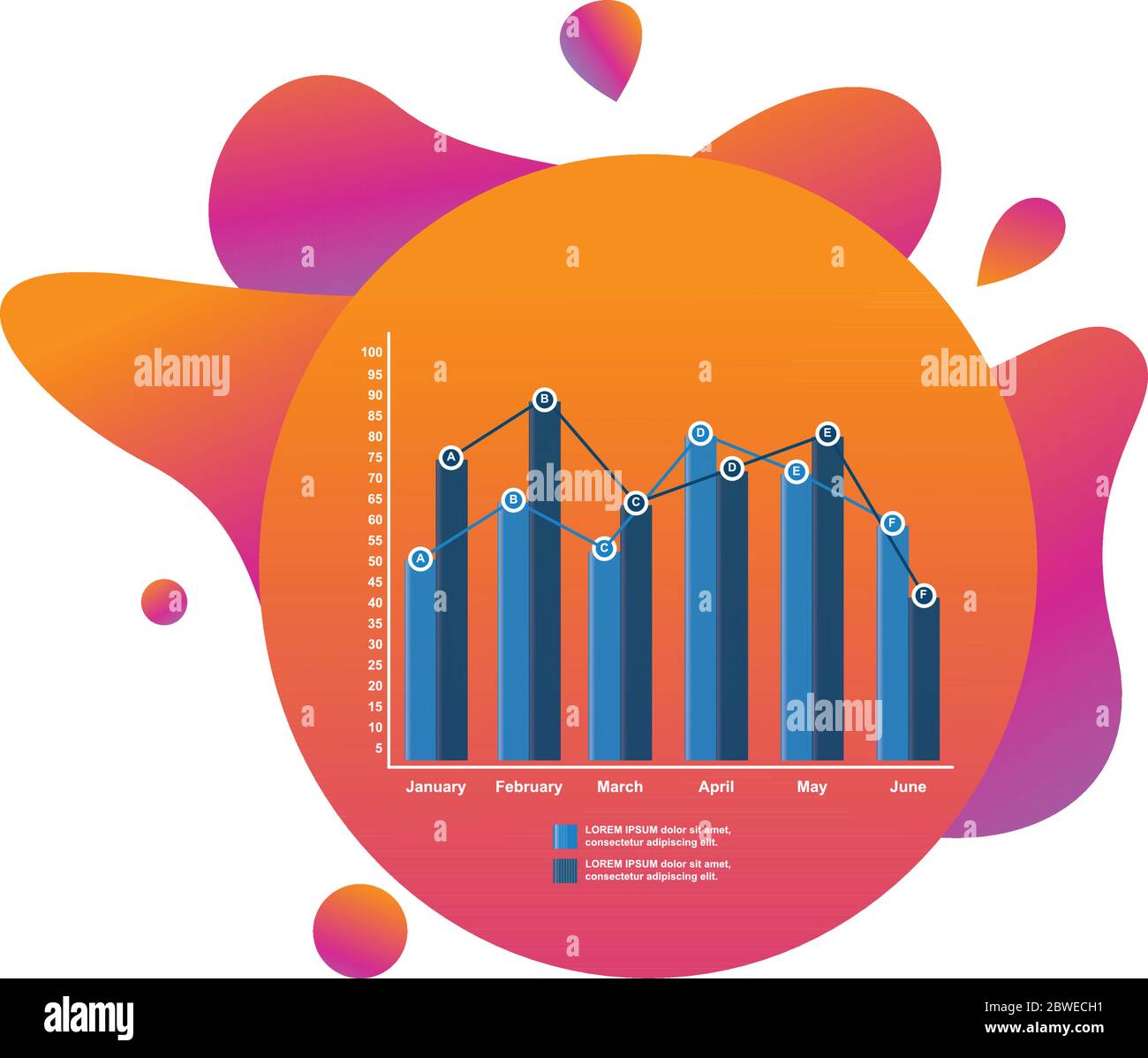 Visualization gradient vector vectors hi-res stock photography and ...