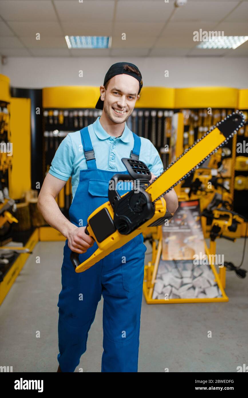 Portrait hardware store worker hi-res stock photography and images - Alamy