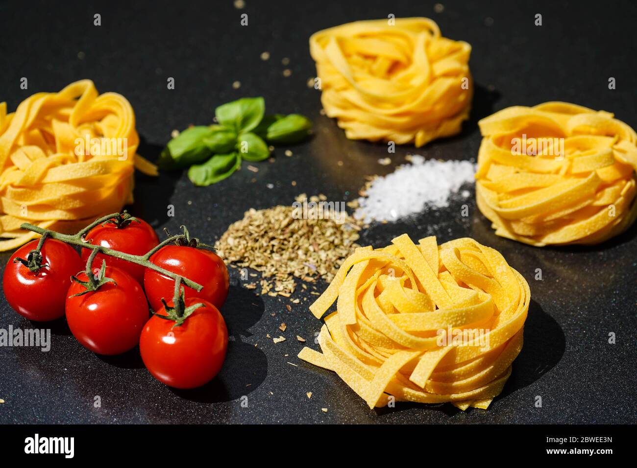 various types of pasta from the Italian Toscana Stock Photo - Alamy