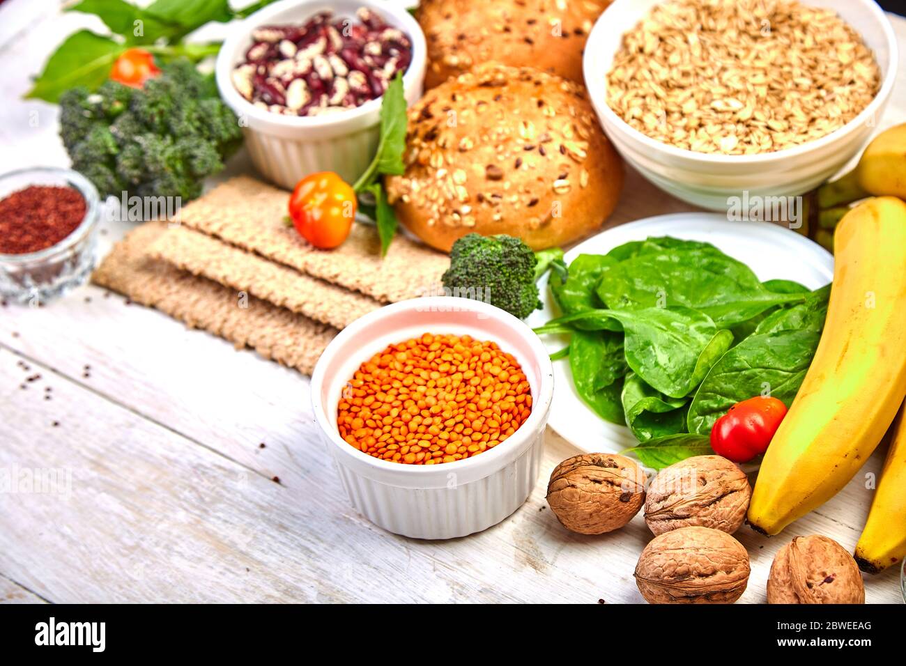 High fiber foods hi-res stock photography and images - Alamy