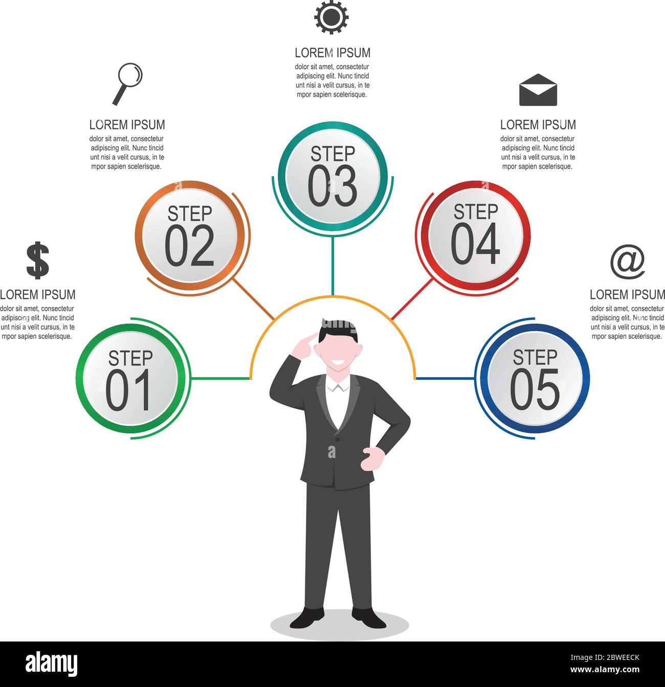 Marketing infographic hi-res stock photography and images - Alamy