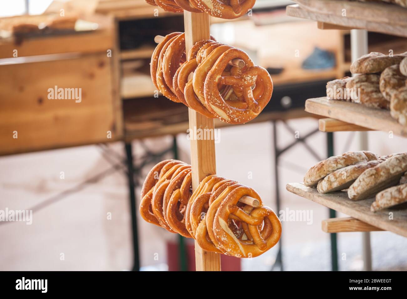 Bretzel, traditional German bread Stock Photo - Alamy