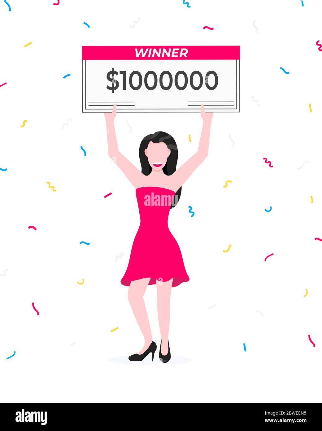 Big cheque isolated hi-res stock photography and images - Alamy