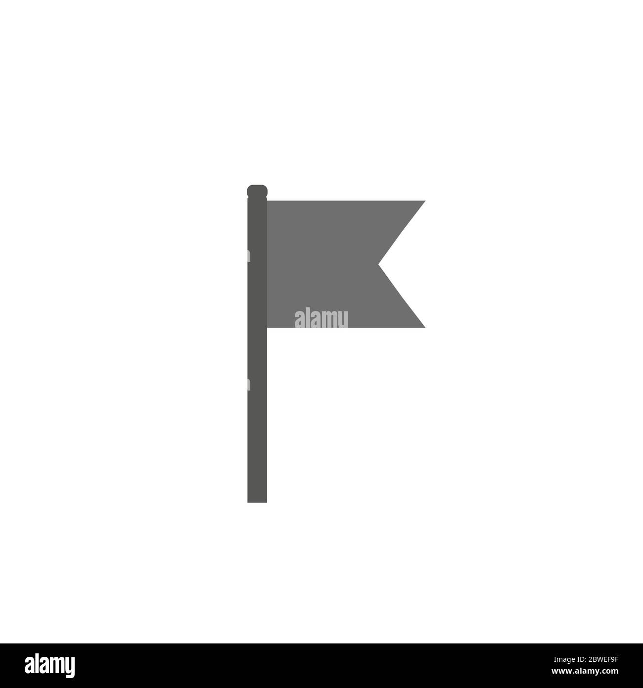 Pennant flag pole Cut Out Stock Images & Pictures - Alamy