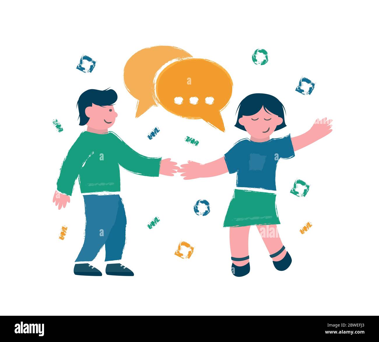 Chat bubble news information Stock Vector Images - Alamy