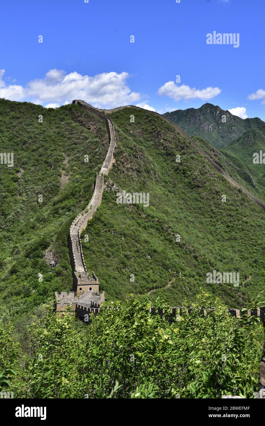 Great wall in China Beijing Stock Photo - Alamy