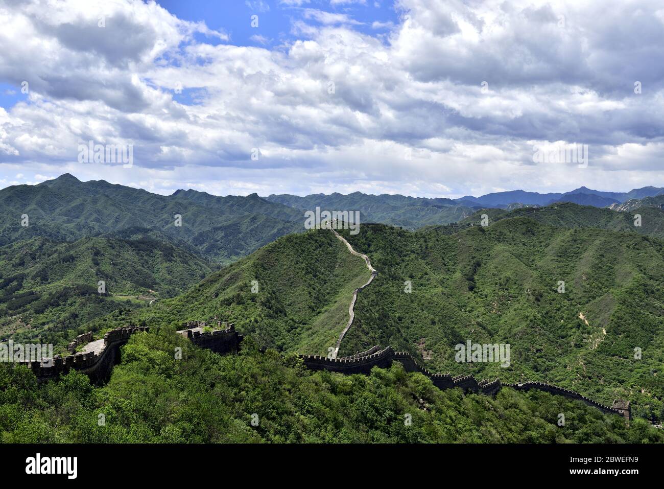 Great wall in China Beijing Stock Photo - Alamy