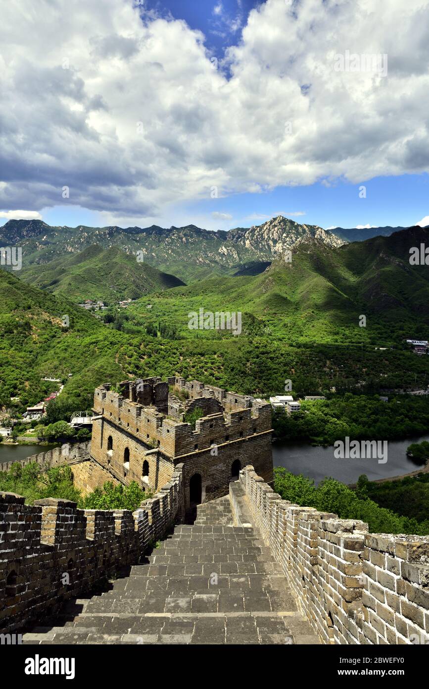 Great wall in China Beijing Stock Photo - Alamy