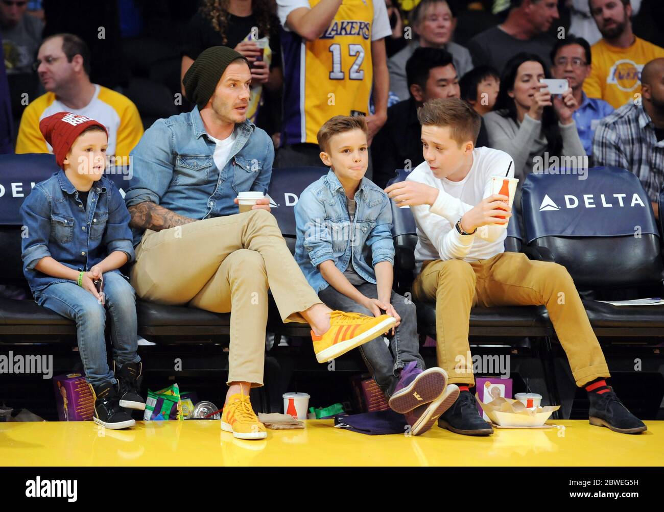 David beckham son romeo david hi-res stock photography and images - Alamy