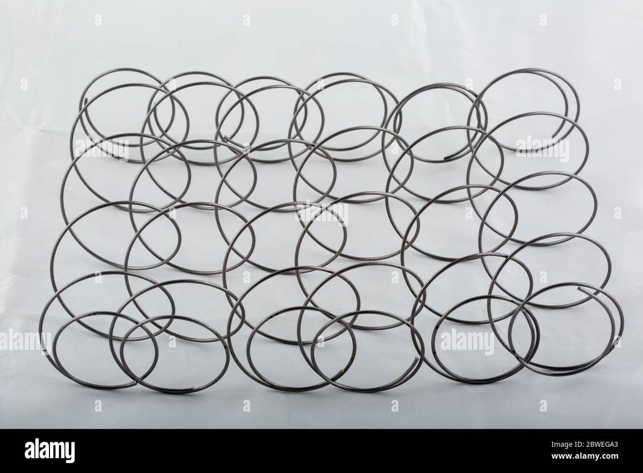 Independent mattress springs Stock Photo - Alamy