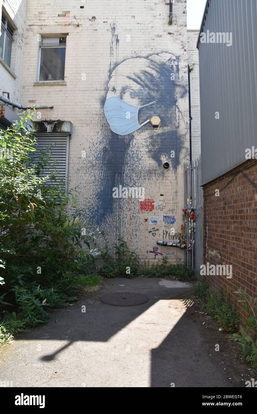 Graffiti Banksy Face