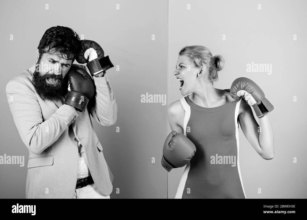 Dominant woman gloves hi-res stock photography and images - Alamy