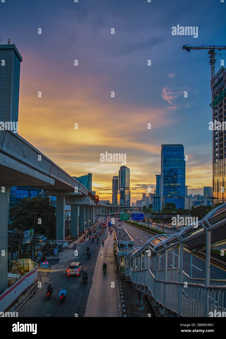 Gatot subroto street hi-res stock photography and images - Alamy