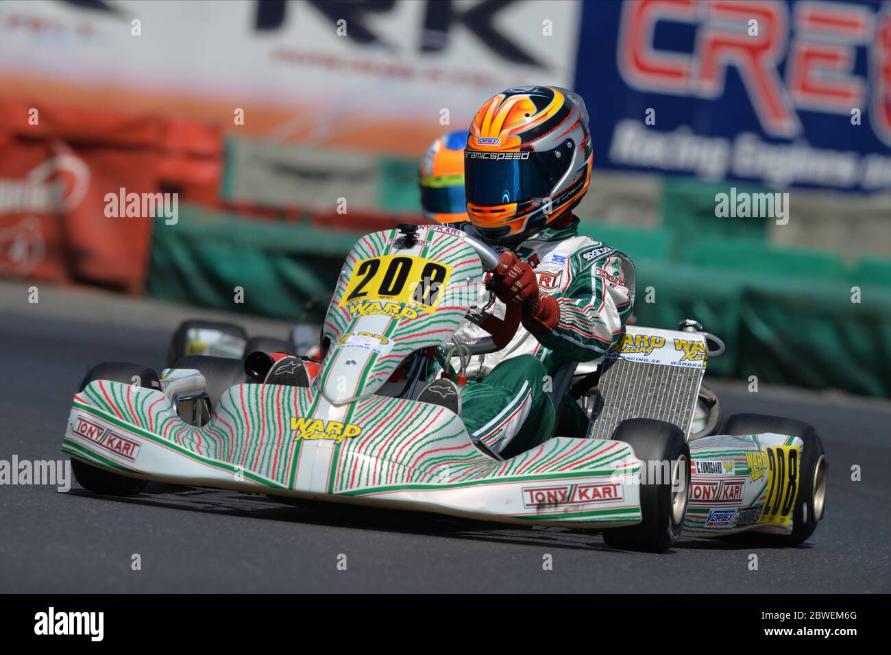 Danish racing driver Christian Lundgaard during his international ...