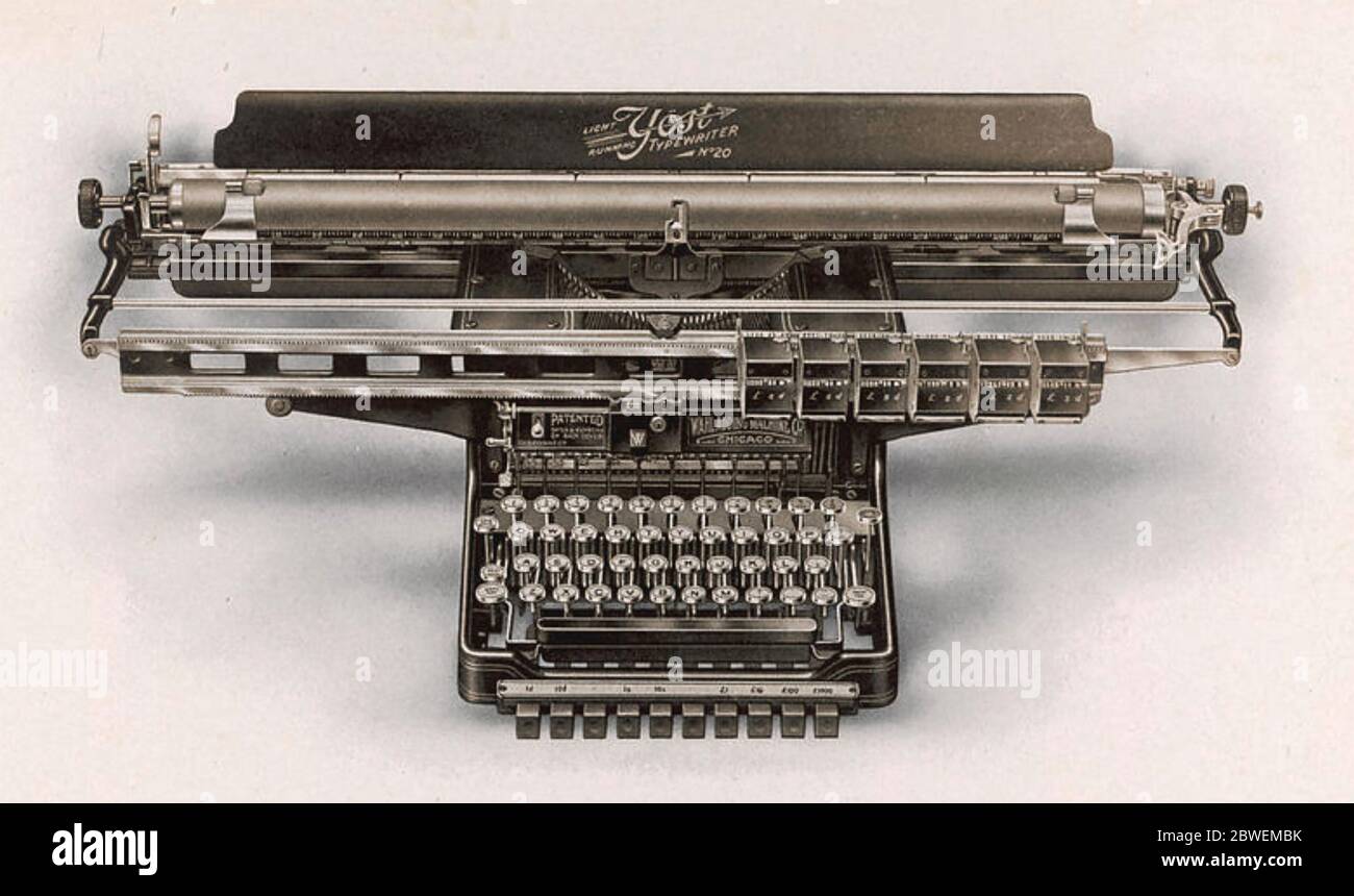 GEORGE WASHINGTON YOST (1861-1919) founder of the Yost Typewriter ...