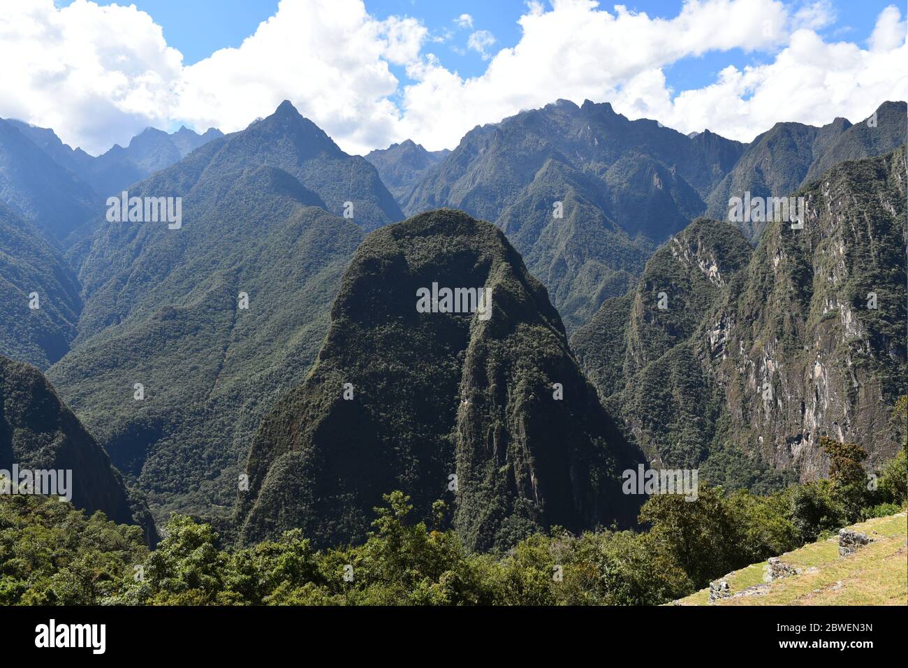 Landscape of Machu Picchu, Peru Stock Photo - Alamy