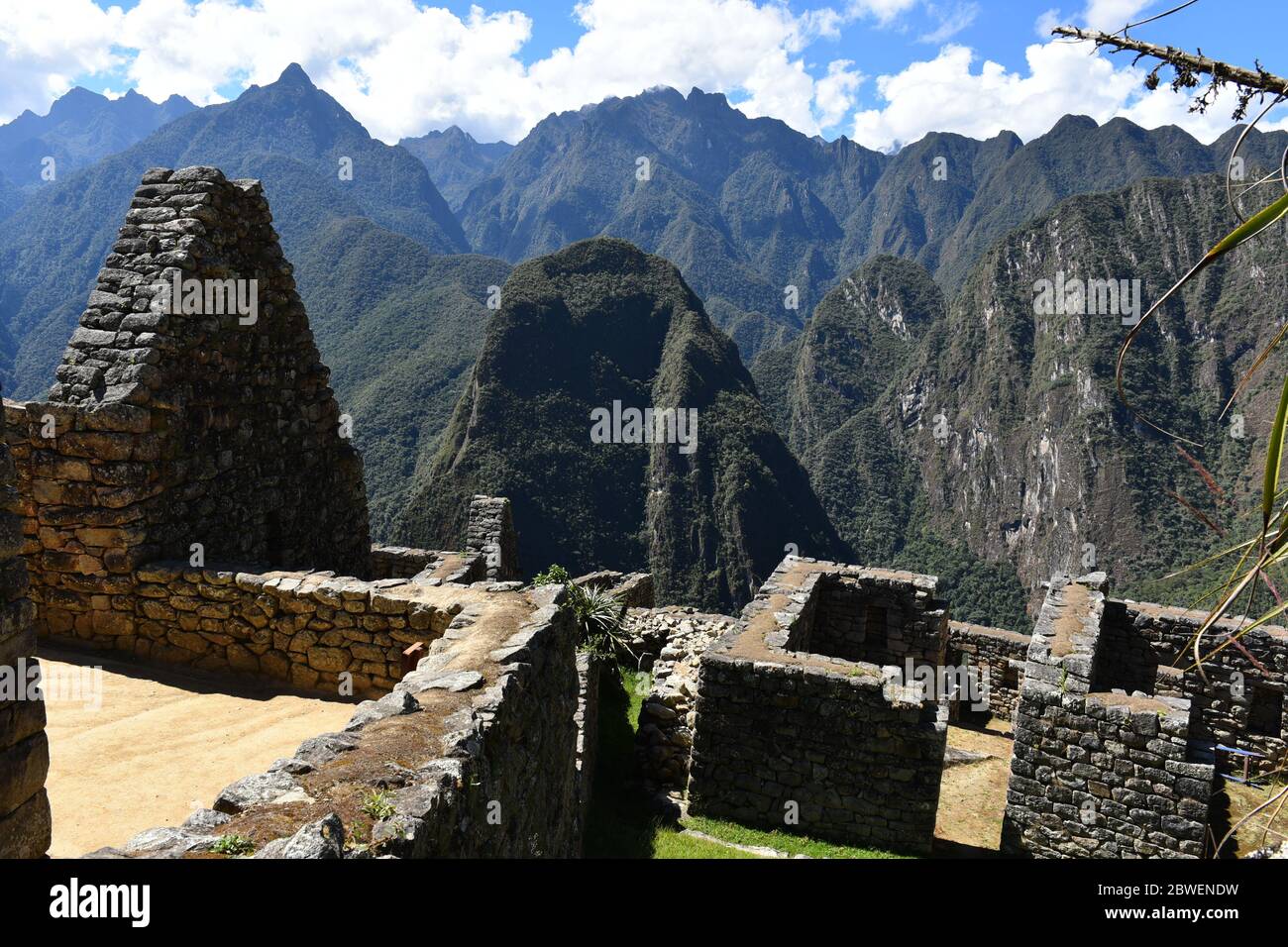 Ancient Ruins of Inca Empire in Machu Picchu, Peru Stock Photo - Alamy