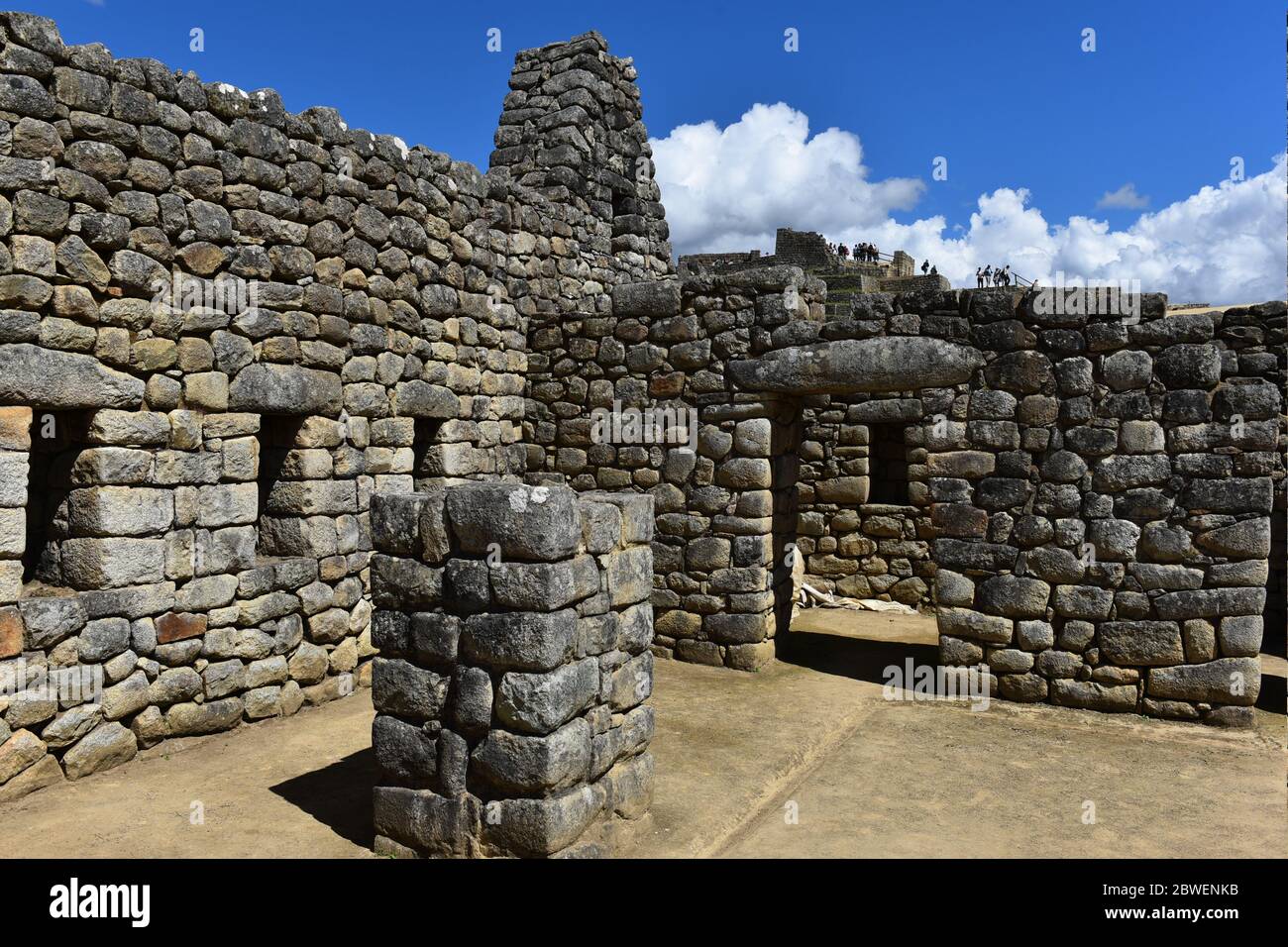 Ancient Ruins of Inca Empire in Machu Picchu, Peru Stock Photo - Alamy