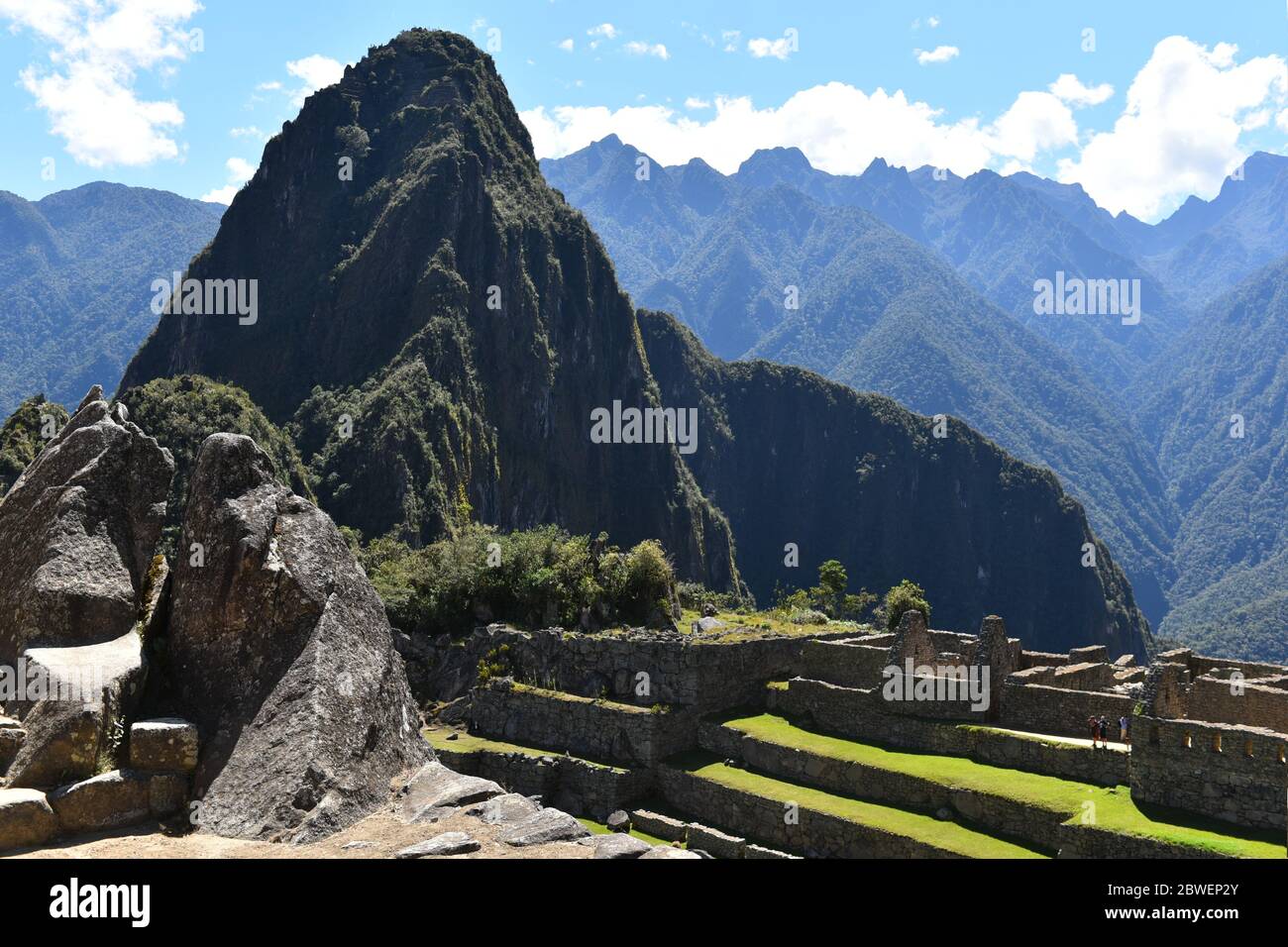 Remains of the Ancient Inca City of Machu Picchu, Peru, "Lost City of ...