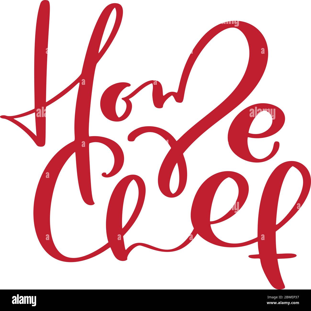 Home Chef calligraphy lettering vector text for food cooking blog ...