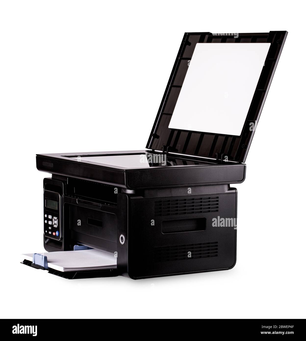 The Modern style office device isolated with clipping path over white ...