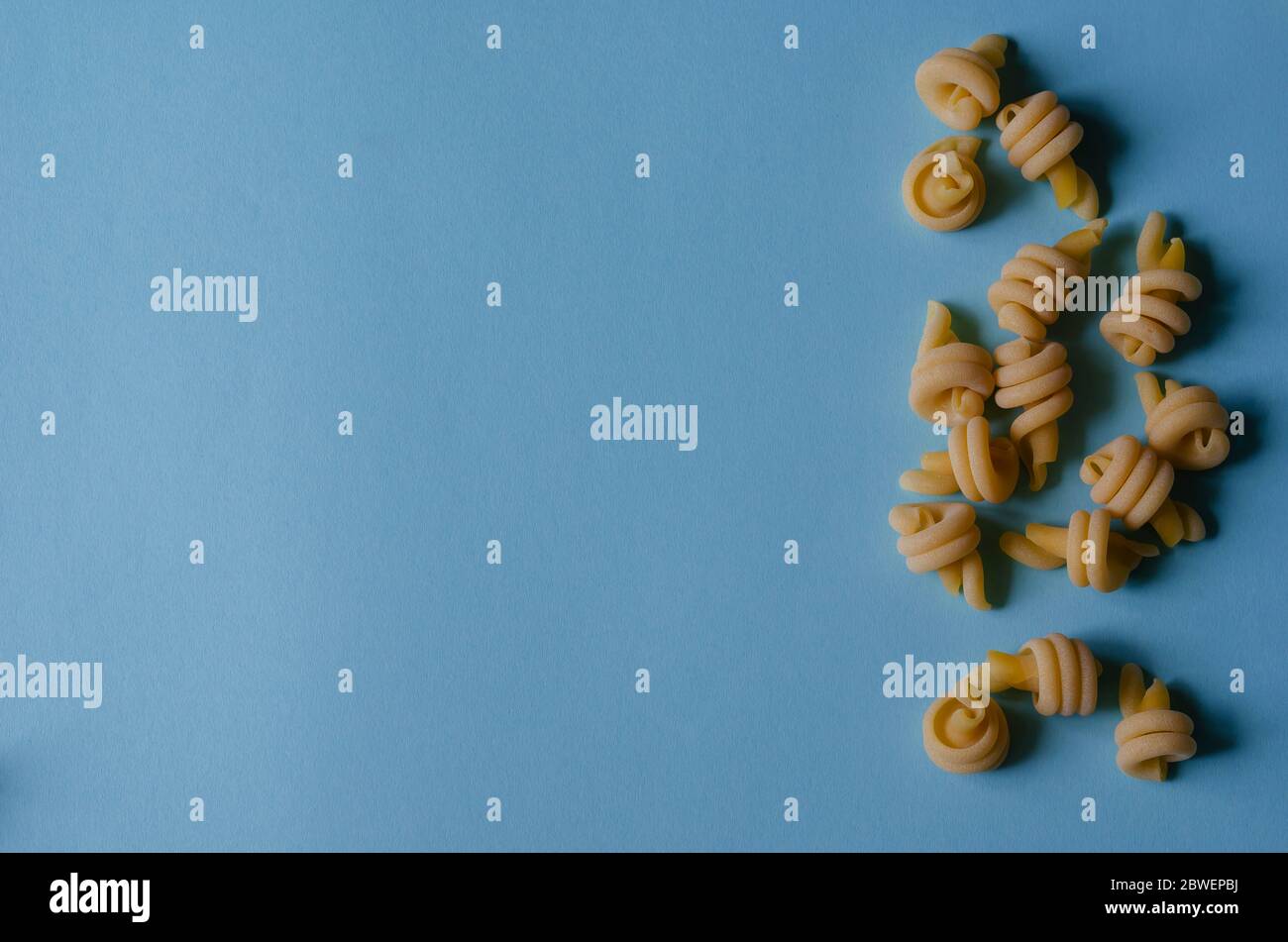 Insalatonde pasta on a light blue background. Ingredients Traditional ...