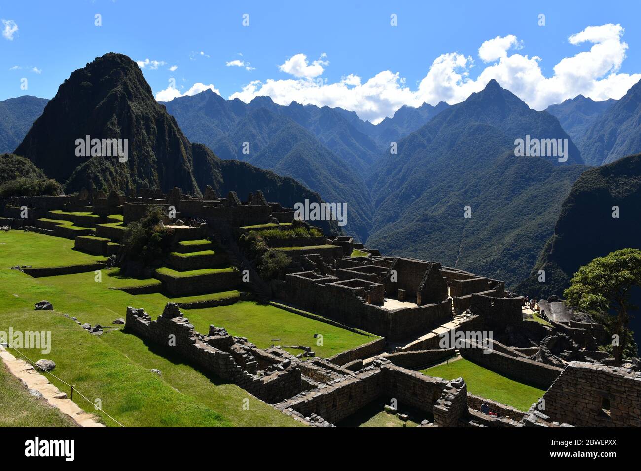 Remains of the Ancient Inca City of Machu Picchu, Peru, "Lost City of ...
