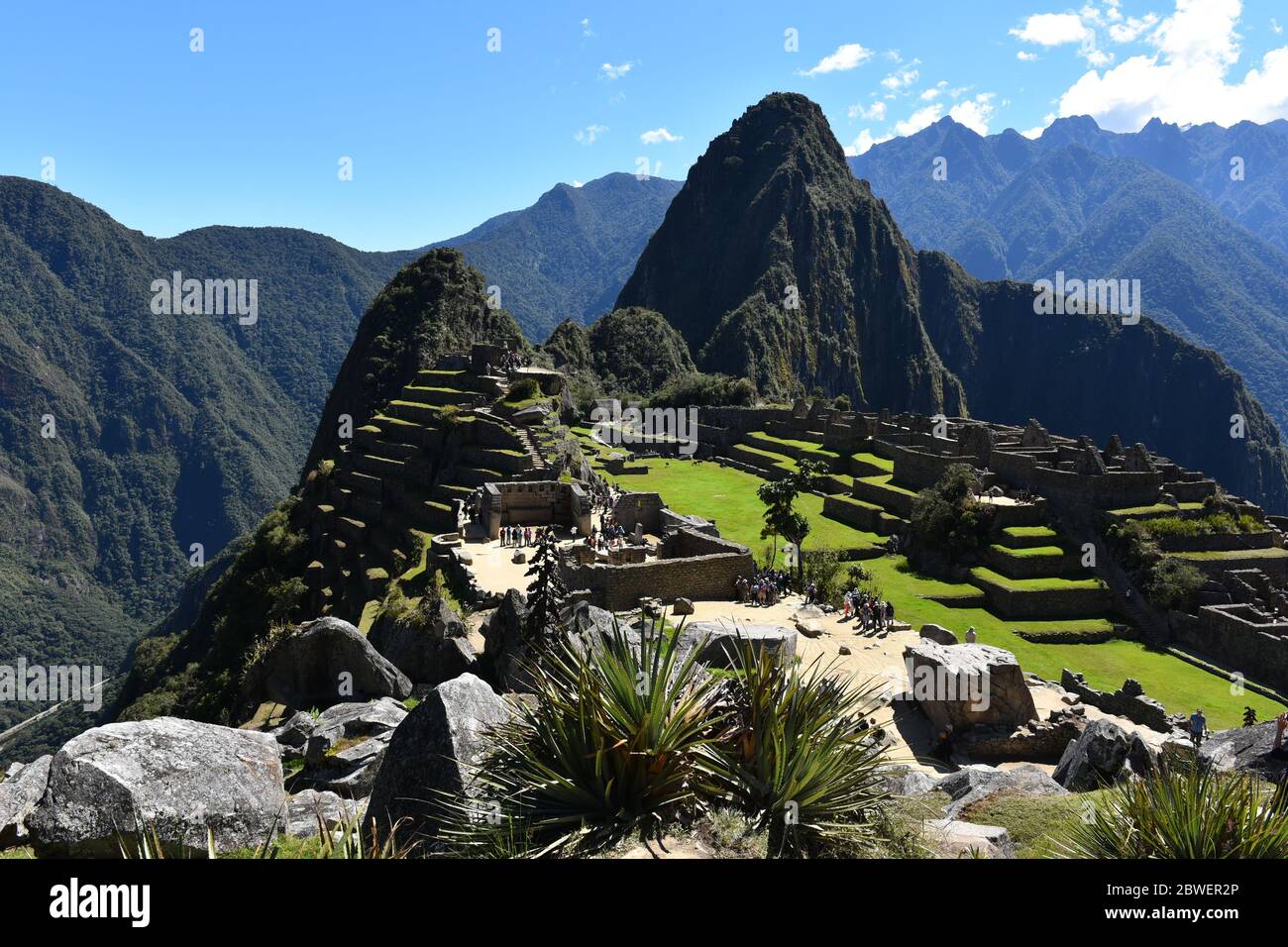 Remains of the Ancient Inca City of Machu Picchu, Peru, "Lost City of ...