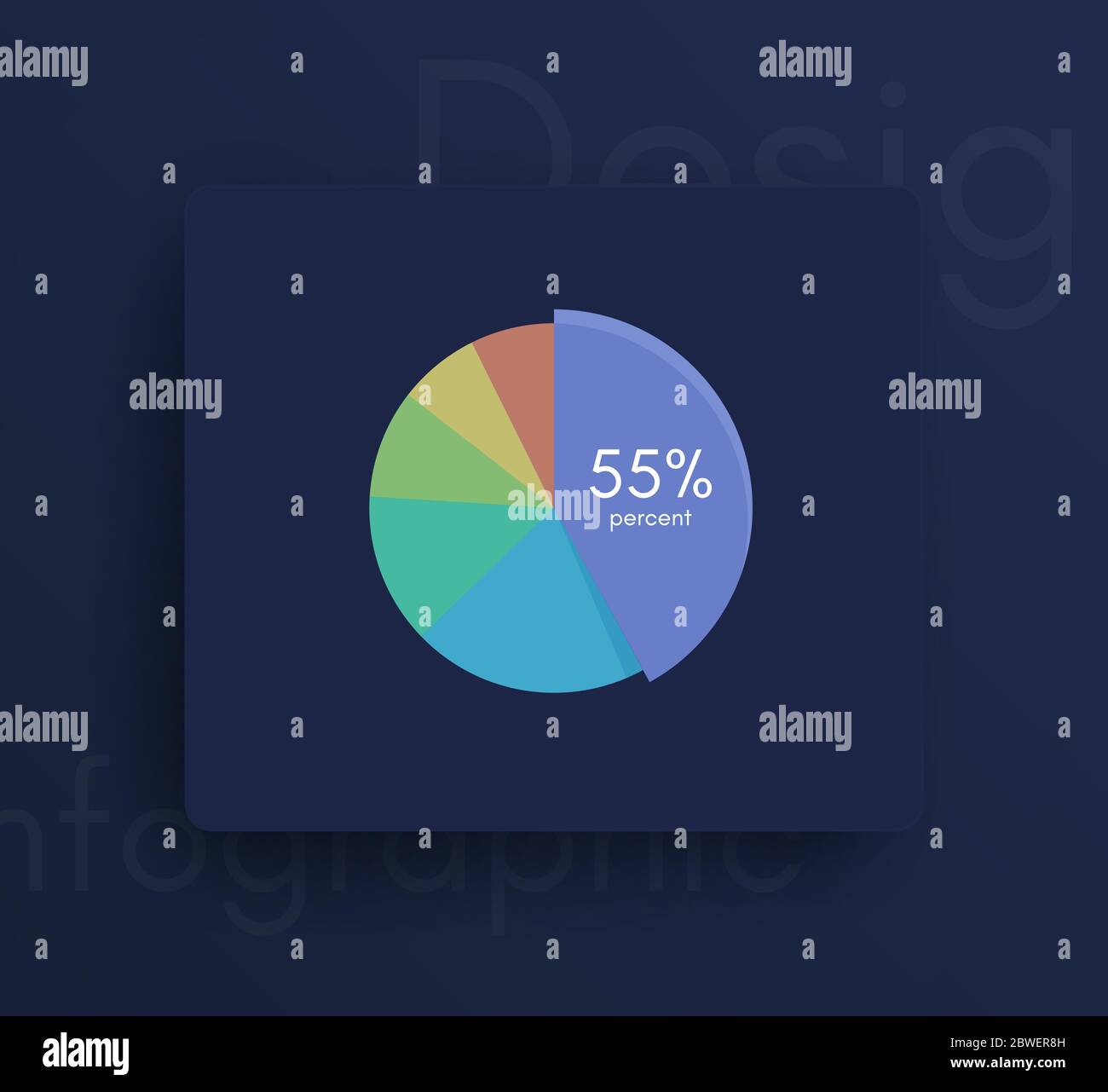 Vector graphic infographics. Template for creating web applications ...