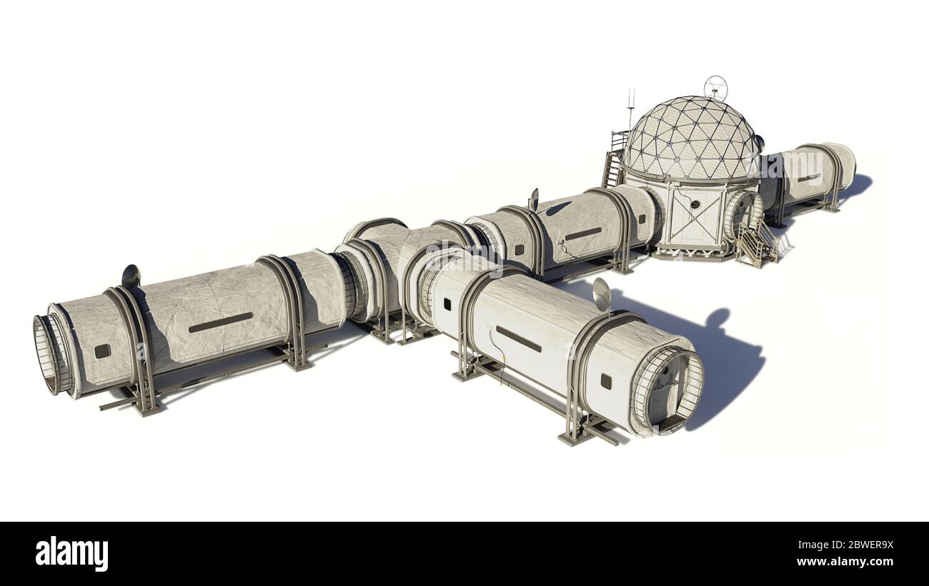 Model Of Moon And Mars