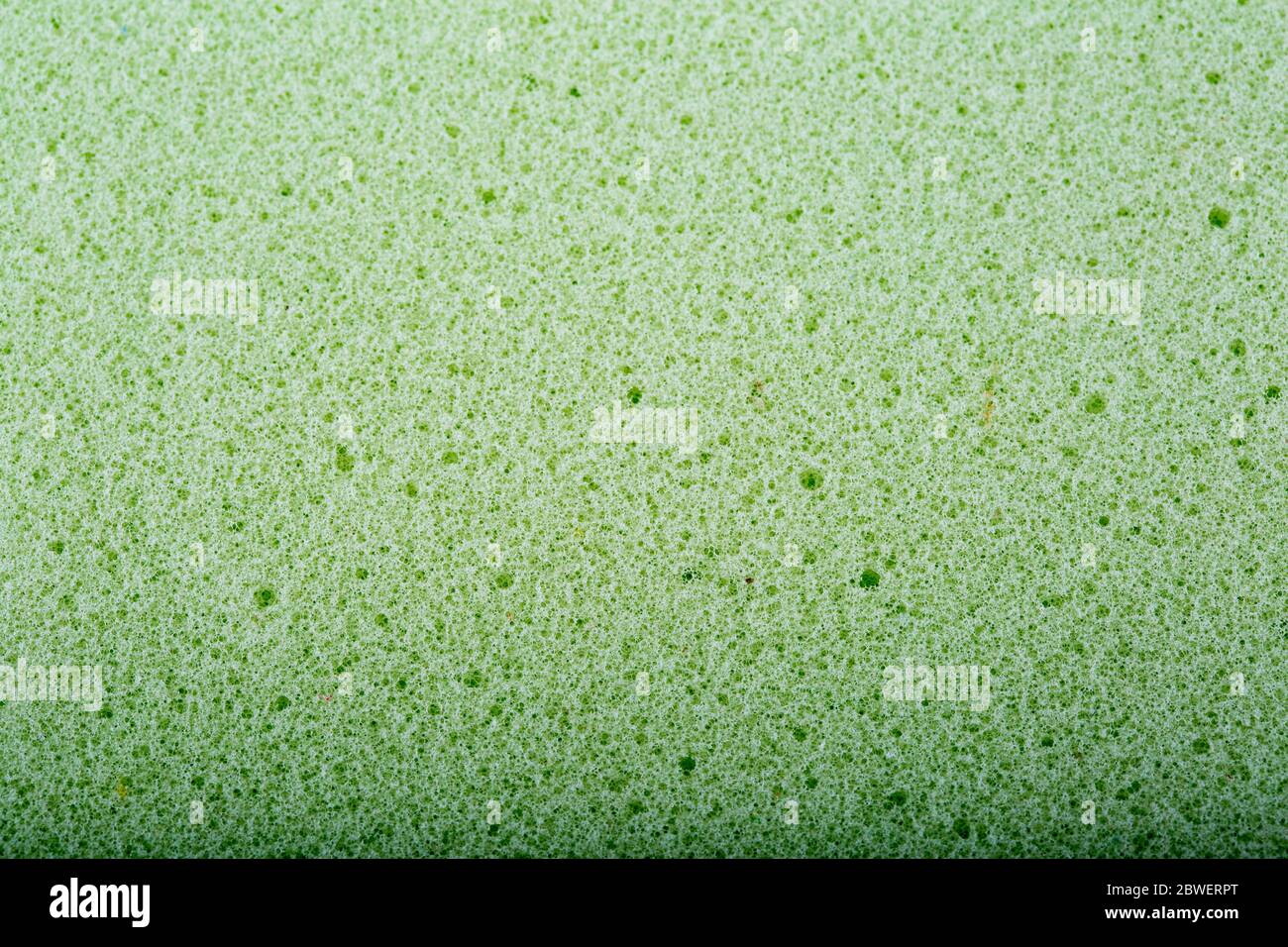Background and texture green foam with memory effect for mattresses ...