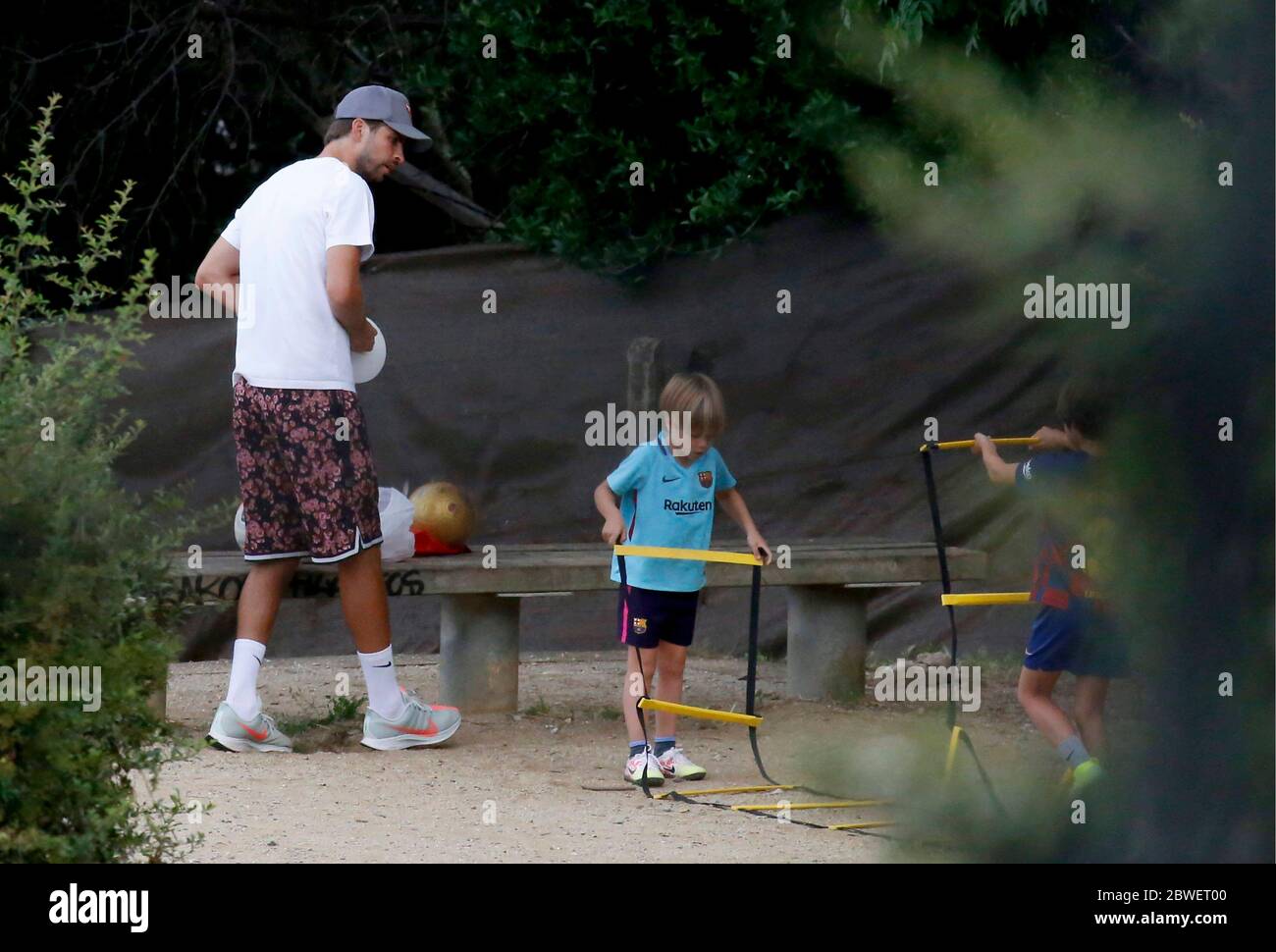Shakira gerard pique children hi-res stock photography and images - Alamy