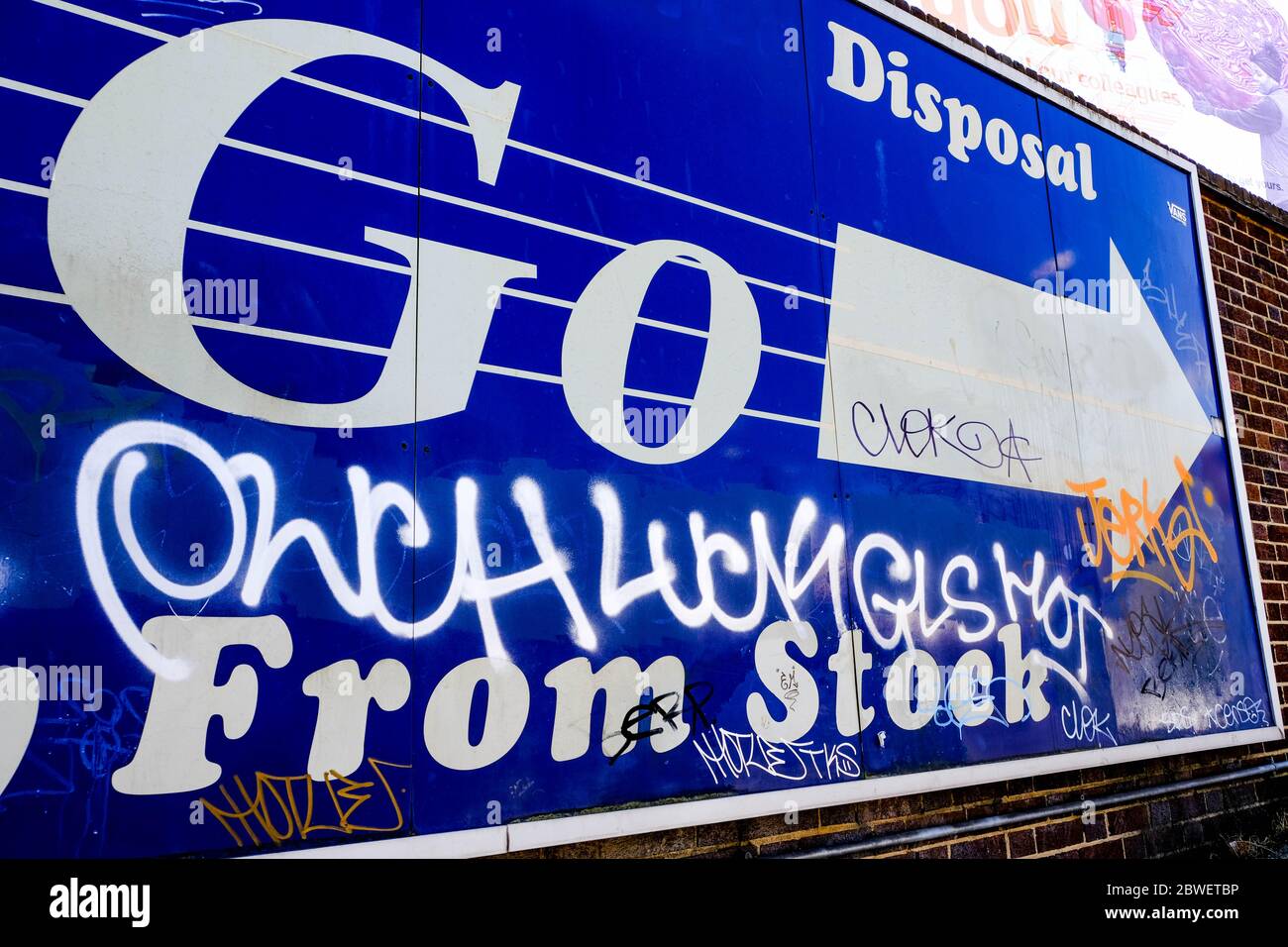 Grafitti painted building hi-res stock photography and images - Alamy