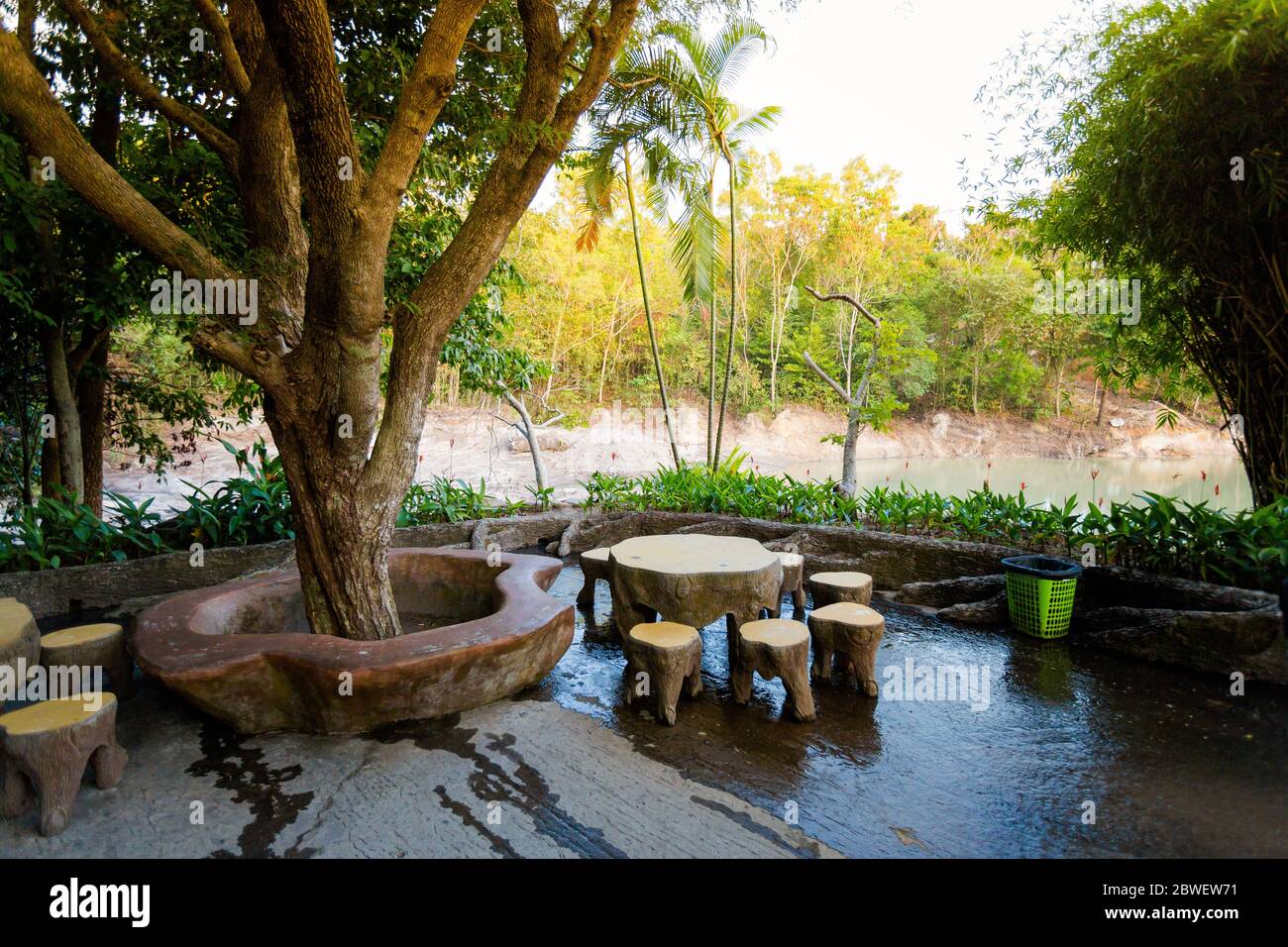 Summer landscape on tropical Phu Quoc island in Vietnam. Beautiful ...