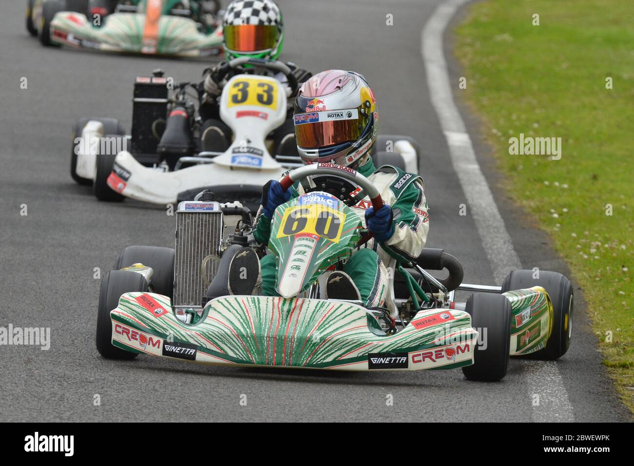 Chinese racing driver Guanyu Zhou during his Karting career Stock Photo ...