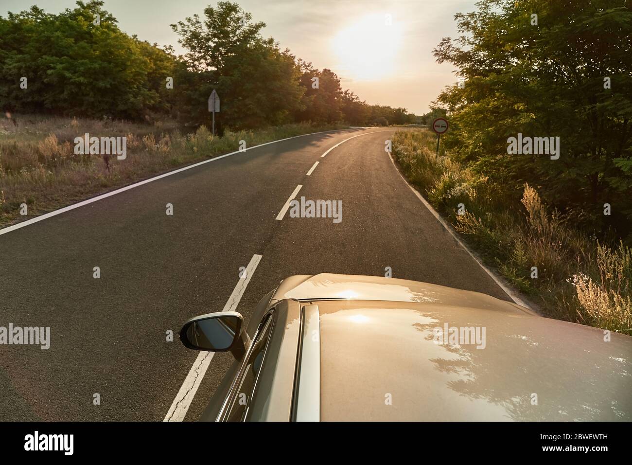 Car side view driving hi-res stock photography and images - Alamy