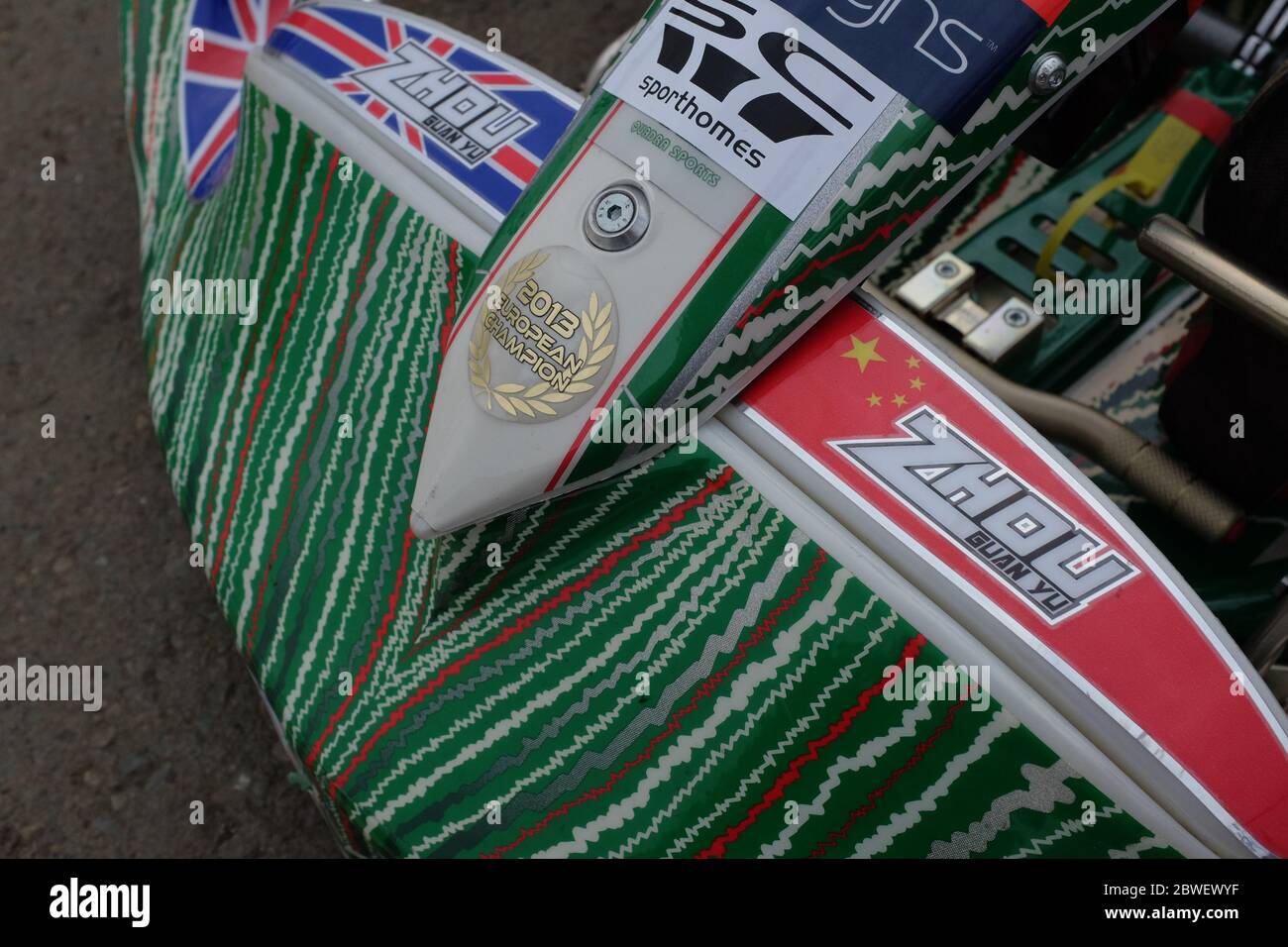 Chinese racing driver Guanyu Zhou during his Karting career Stock Photo ...