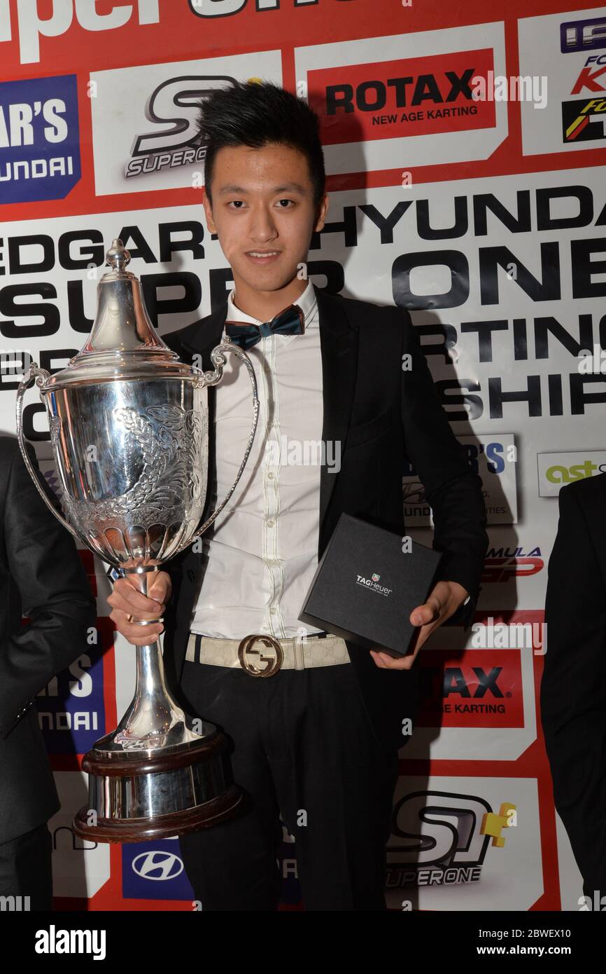 Chinese racing driver Guanyu Zhou during his Karting career Stock Photo ...