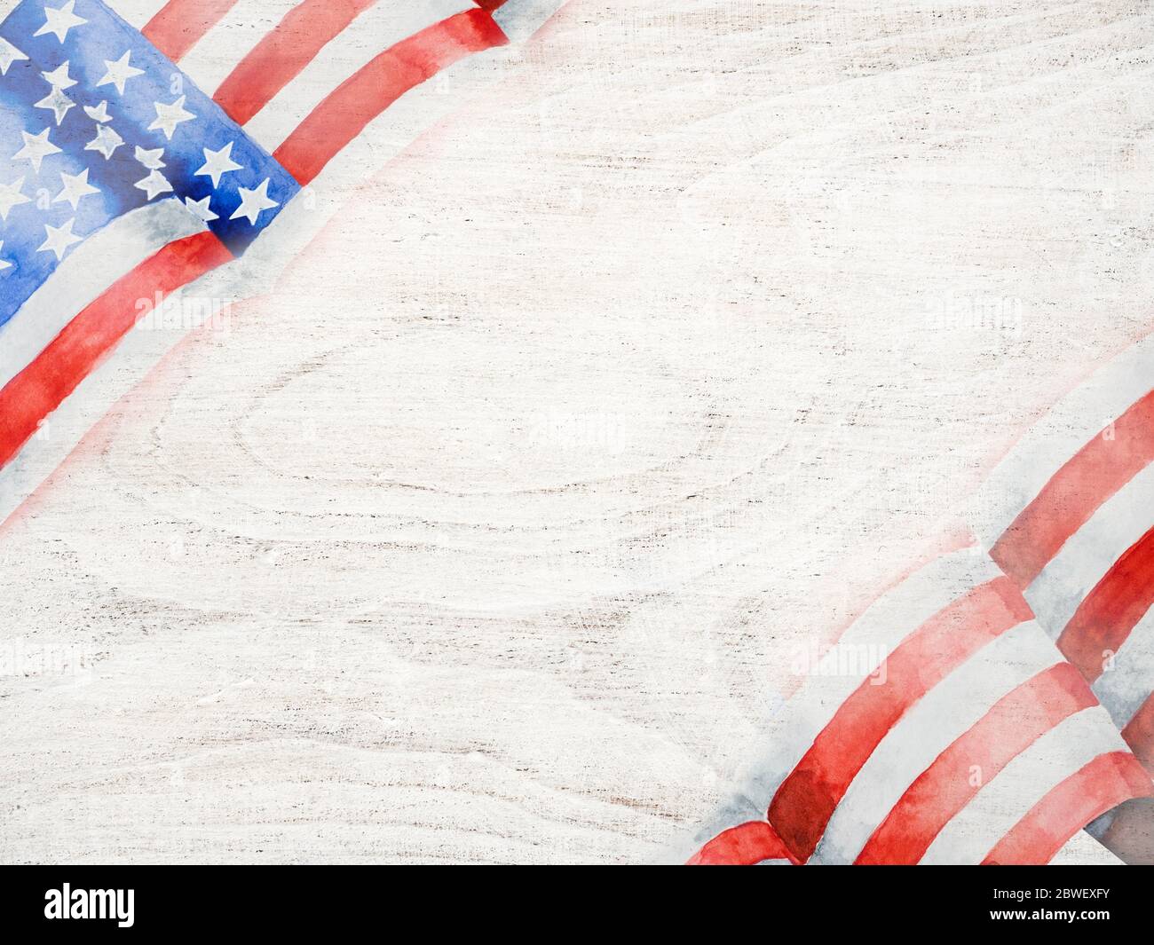 Beautiful drawing of the American Flag. Closeup Stock Photo - Alamy