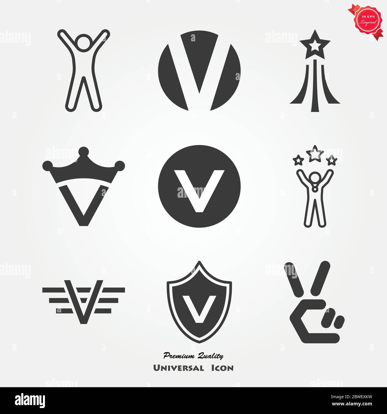 The victory competition Stock Vector Images - Alamy