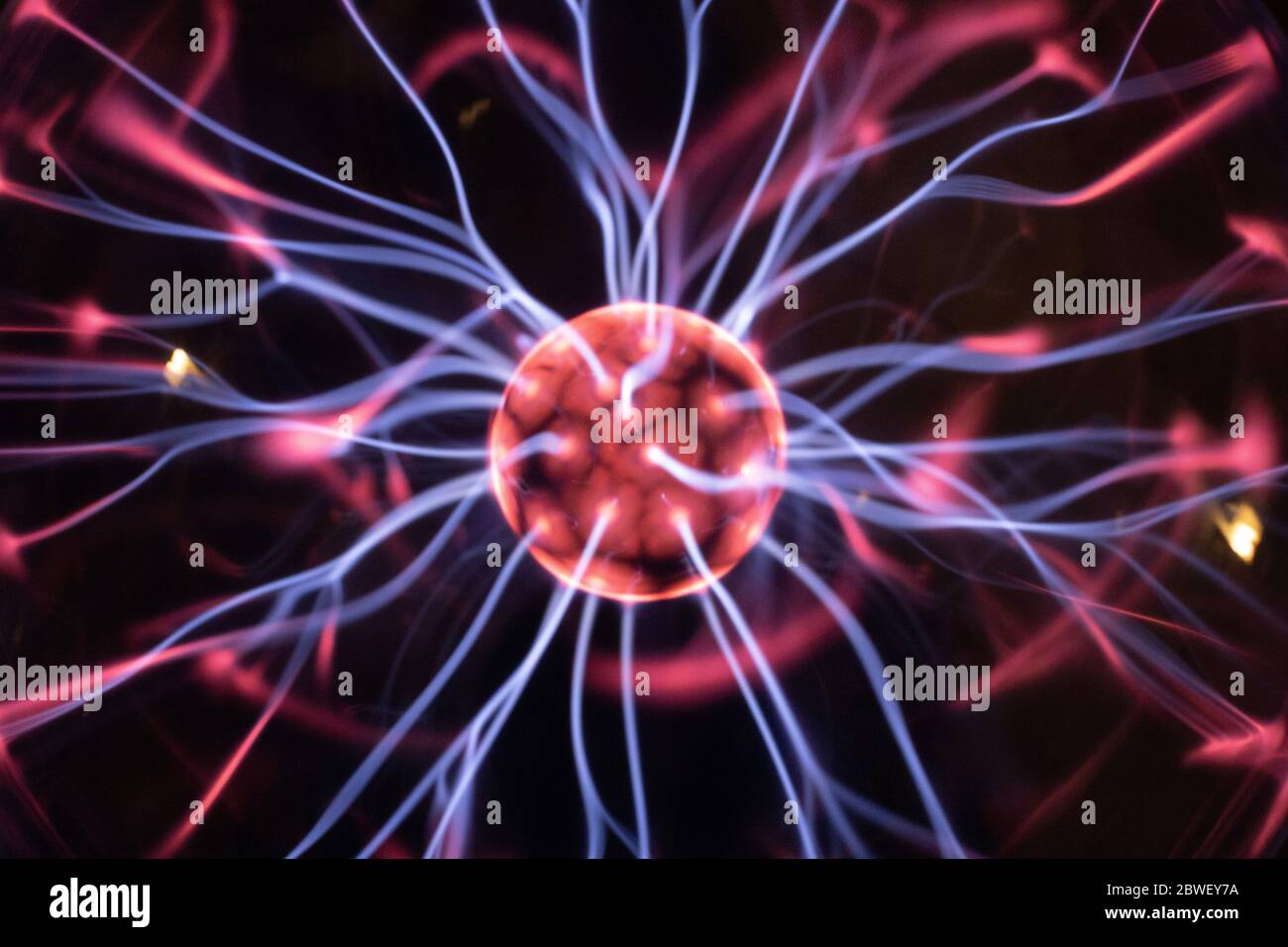 Nikola Tesla's plasma lamp Stock Photo - Alamy