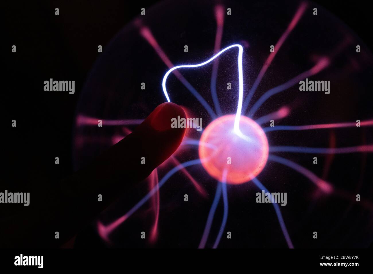 Nikola Tesla's plasma lamp Stock Photo - Alamy