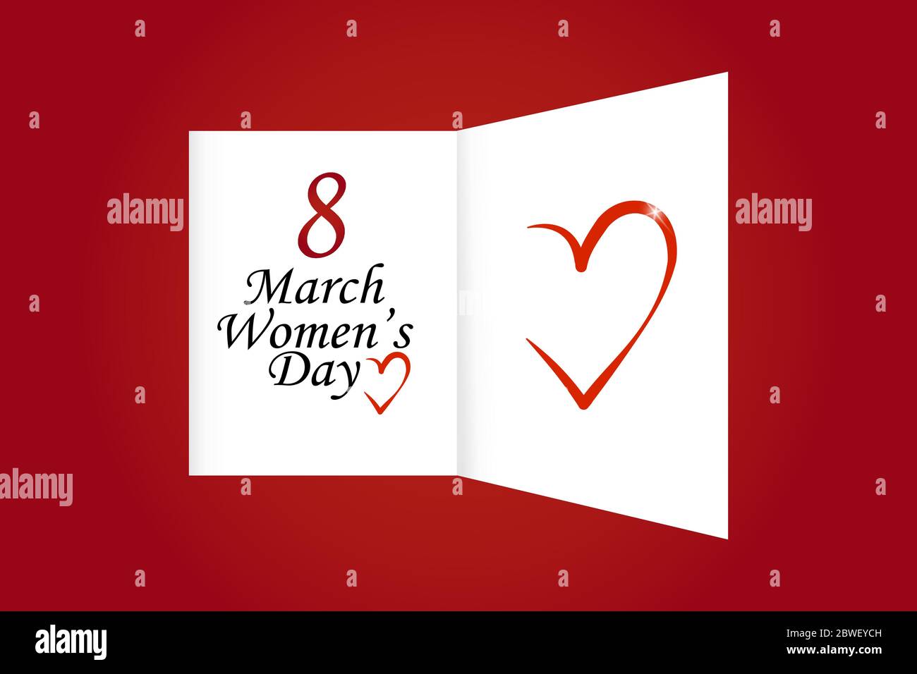 Beautiful Hearts. Invitation Template Background Design, Greeting Card ...