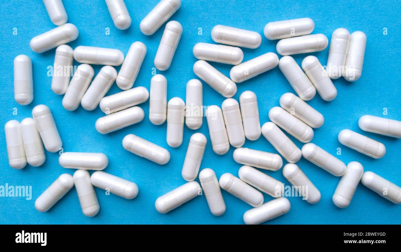 Blue tablets hi-res stock photography and images - Alamy